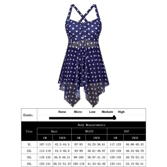 Rivelino | Swim | Rivelino Plus Size Two Piece Tankini Bathing Suits ...